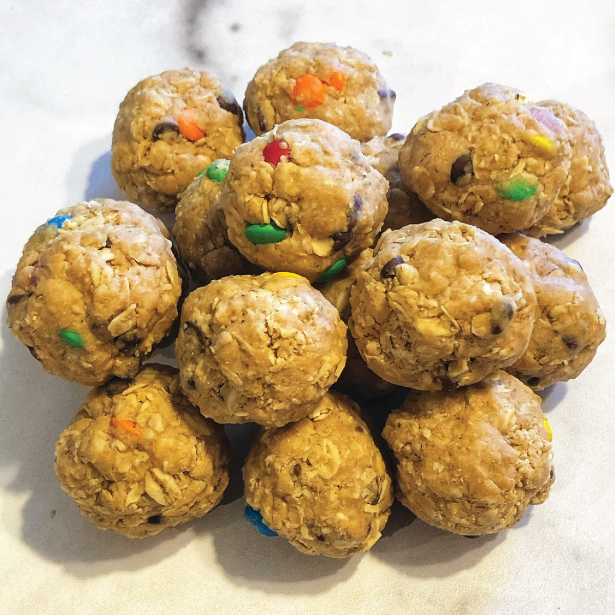 Muscle bites with M&M’s – 3 to a pack – Mile High Meal Prep